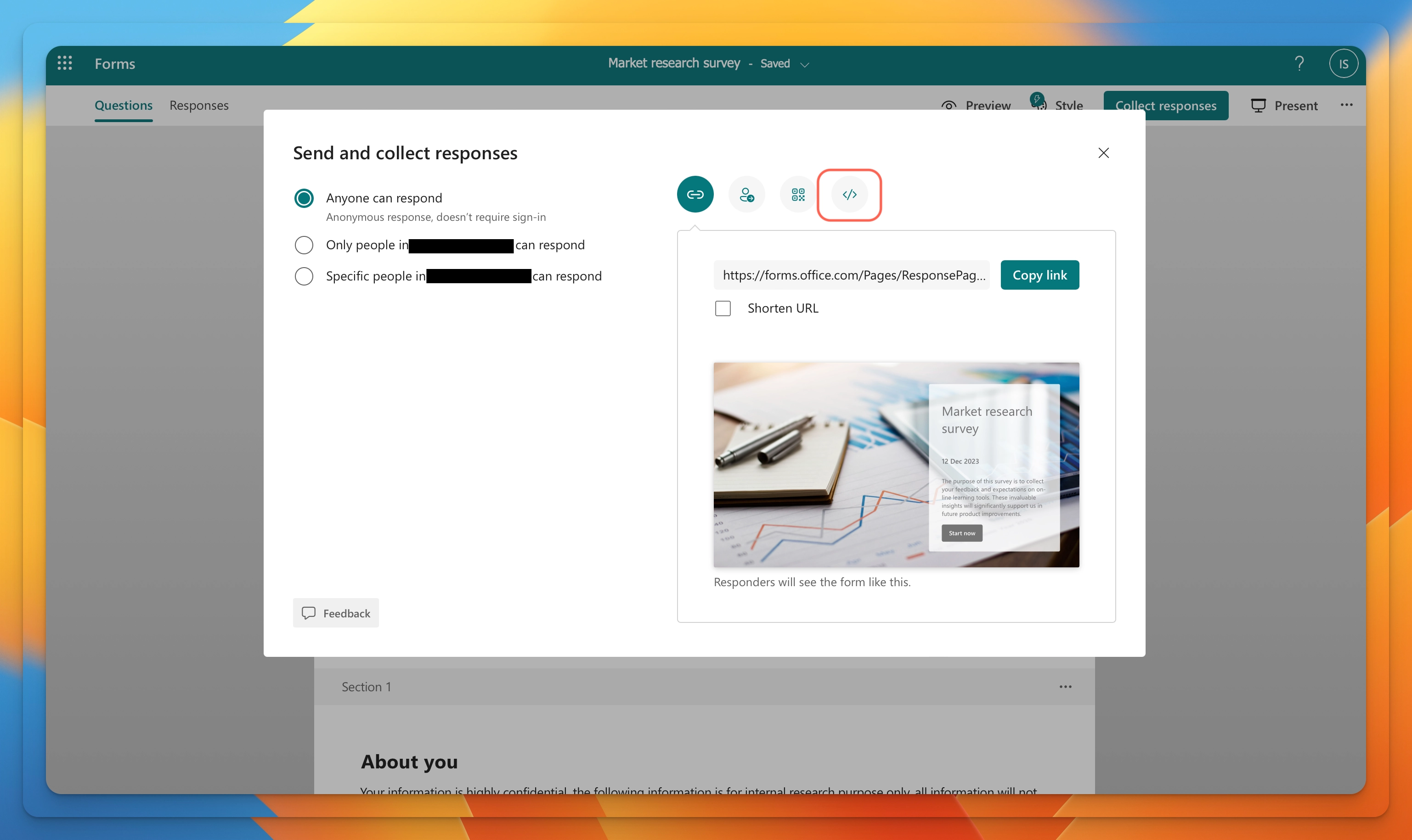 How To Add Microsoft Forms To Your Blog